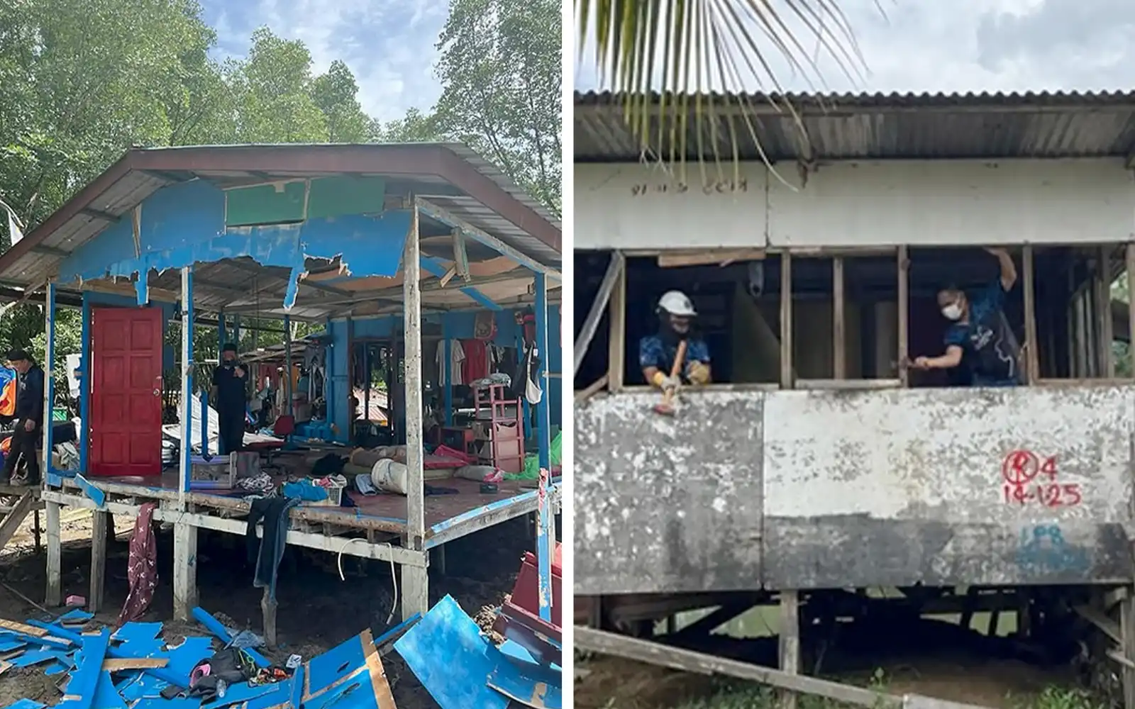 55 rumah setinggan di Kota Kinabalu diroboh dalam operasi | FMT
