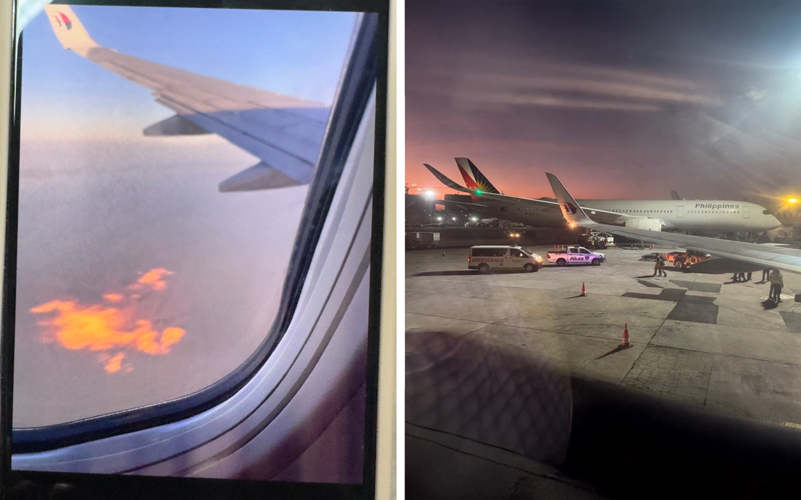 Engine catches fire on Malaysia Airlines flight from Manila, no one ...