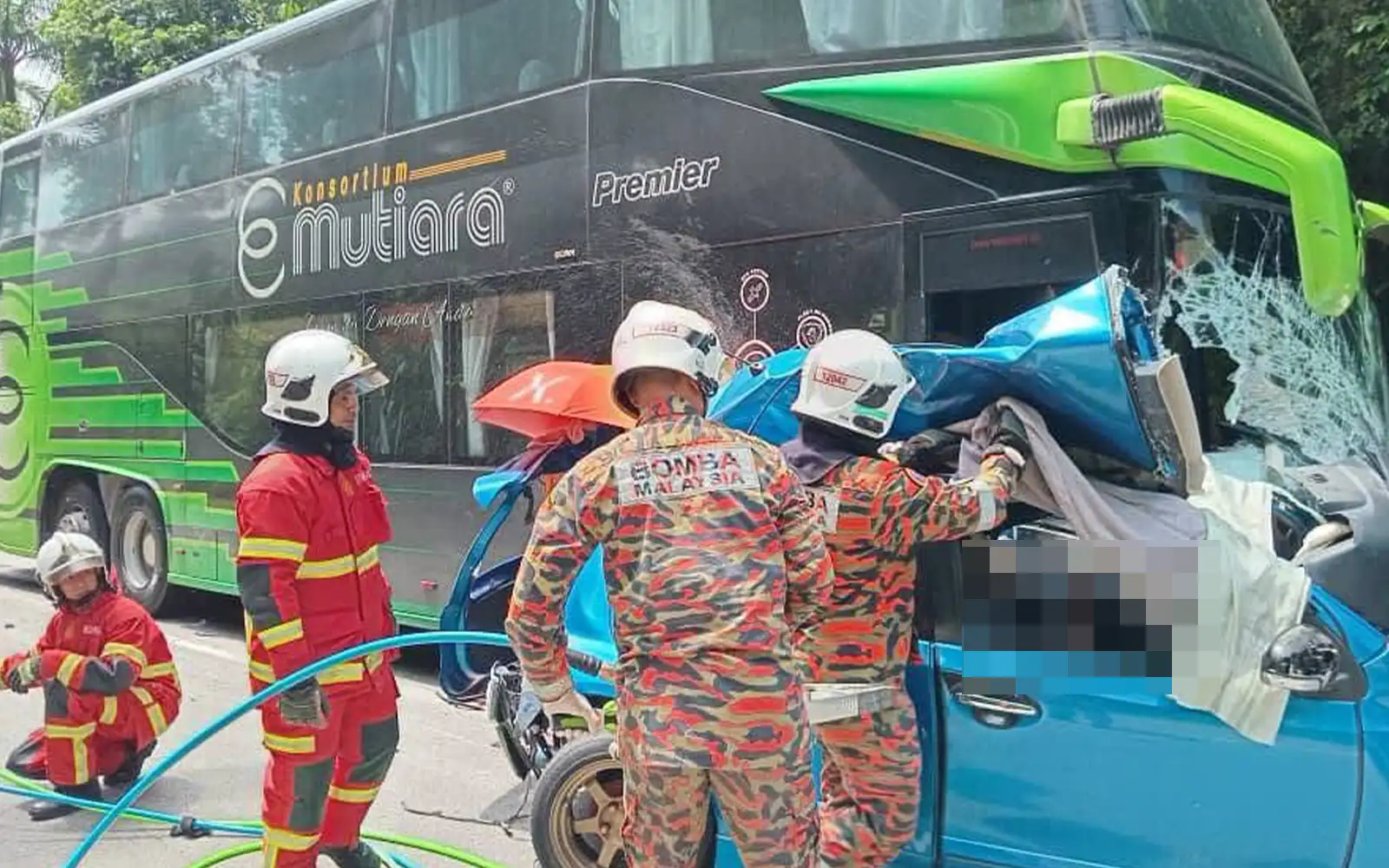 3 maut bas ekspres bertembung kereta | FMT